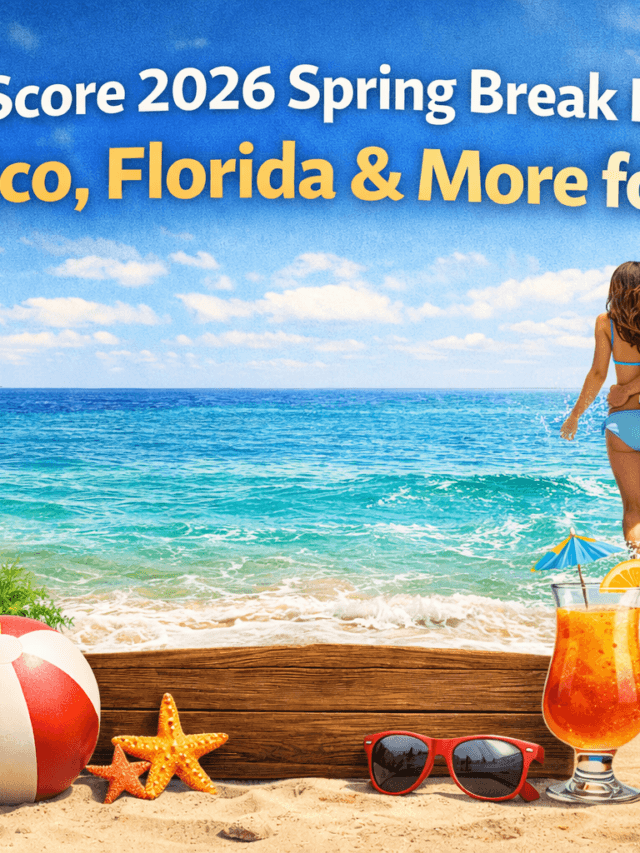 Score 2026 Spring Break Deals: Mexico, Florida & More for Less!